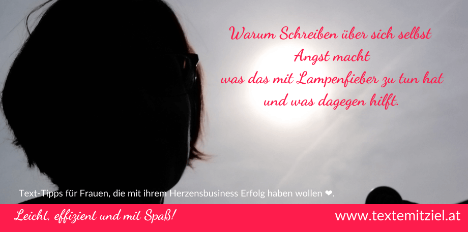 Macht Dir über Dich selbst Schreiben Angst? Das hilft dagegen.